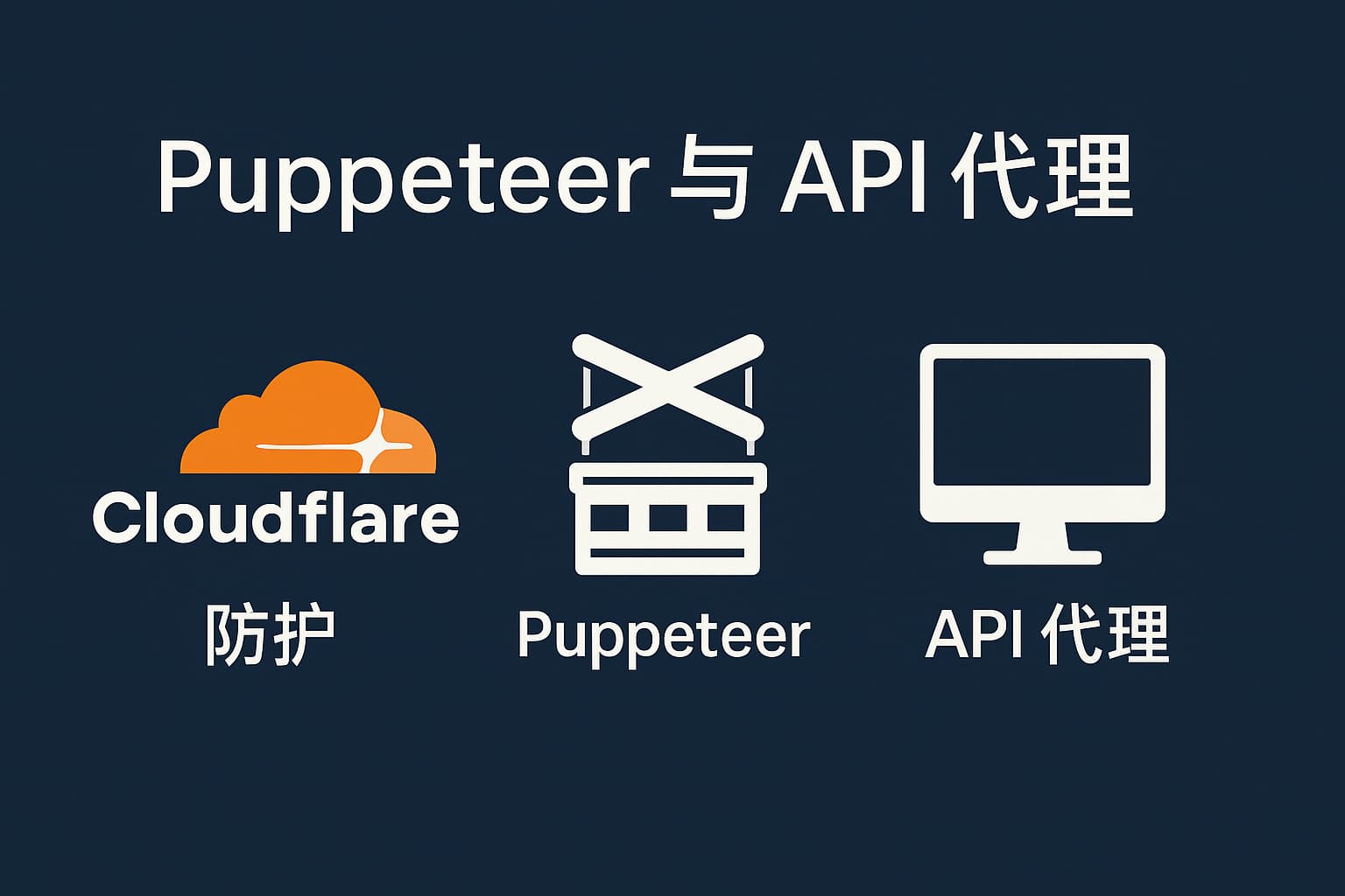 Puppeteer绕过Cloudflare与穿云API代理方案对比 - 穿云API