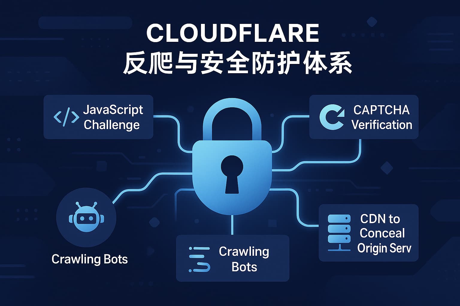 Cloudflare反爬与安全防护体系全解析——从JavaScript挑战、CAPTCHA验证到CDN隐藏源站的多层逻辑 - 穿云API